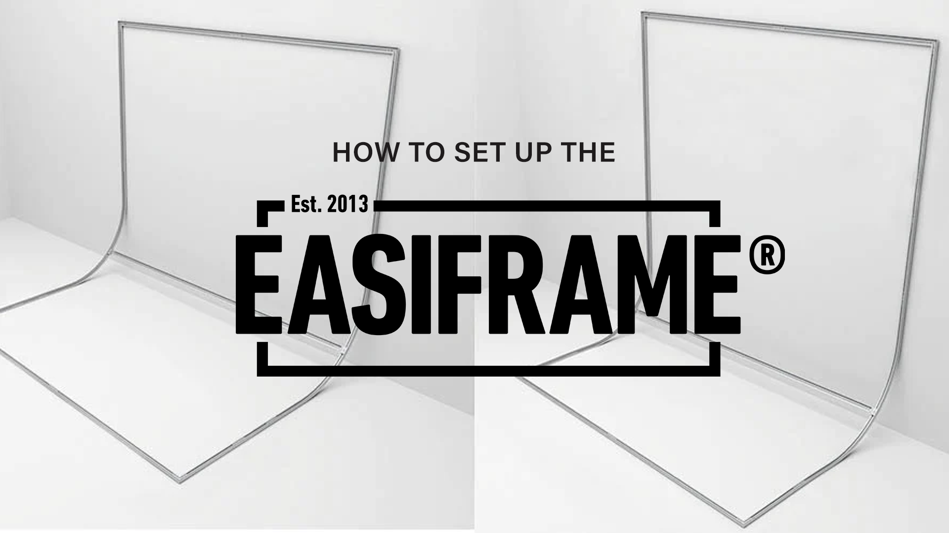 How to Set up EASIFRAME V2 Curved Cyclorama Background Set ...