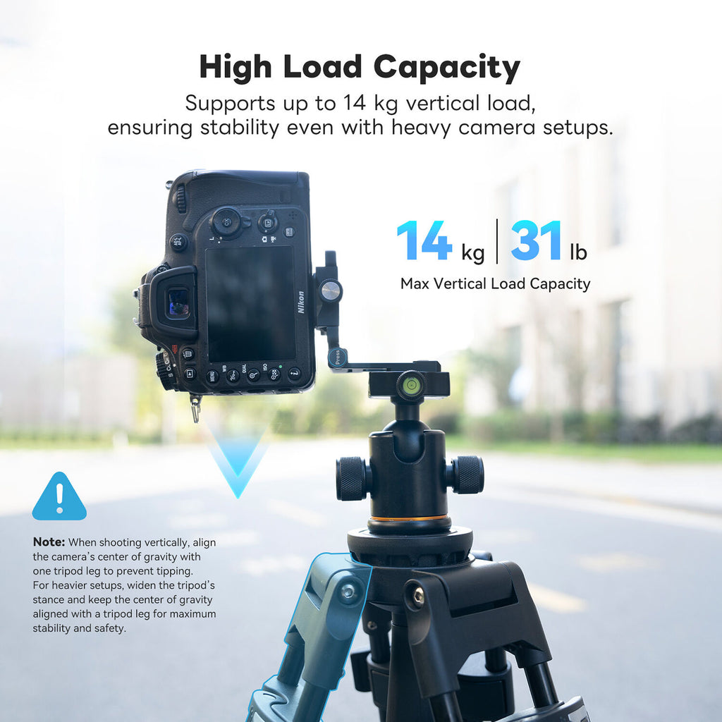 DigitalFoto VH-1AS Foldable Vertical L-Bracket With Arca-Swiss Plate